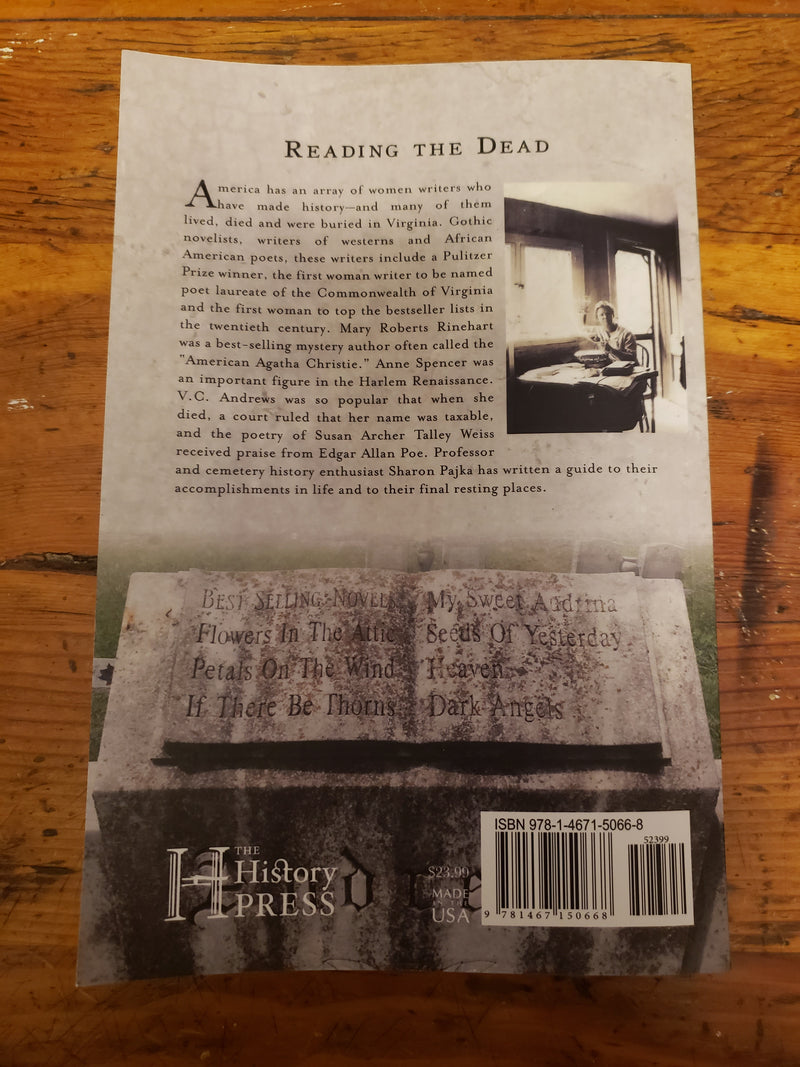 Women Writer's Buried in Virginia - Sharon Pajka