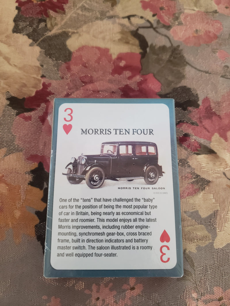 Antique Motor Car Playing Cards