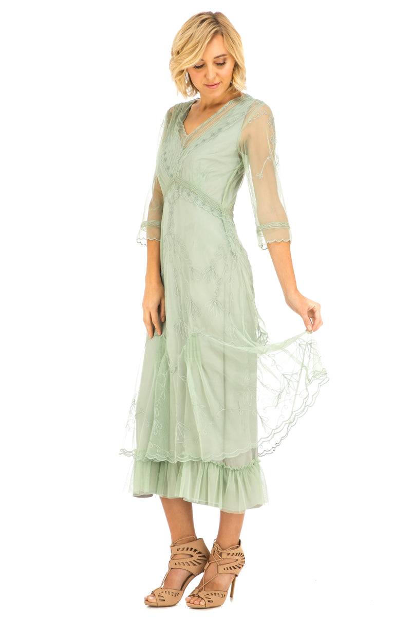 Nataya Sophia Victorian Inspired Dress-CL509